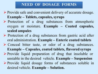 Introduction to dosage forms | PDF