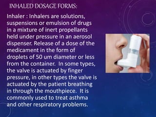 Introduction to dosage forms | PPT
