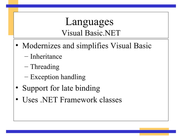 Introduction To Dotnet | PPT