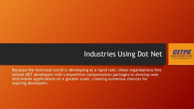 Introduction to Dot Net | PPTX | Computing | Technology & Computing