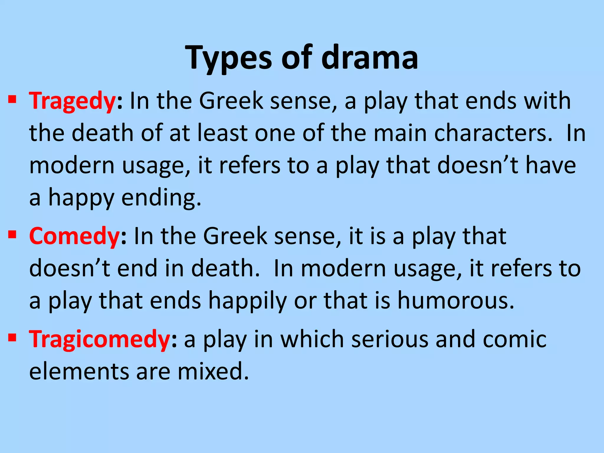Introduction to drama | PPTX