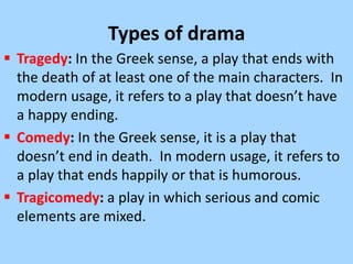 Introduction to drama | PPTX