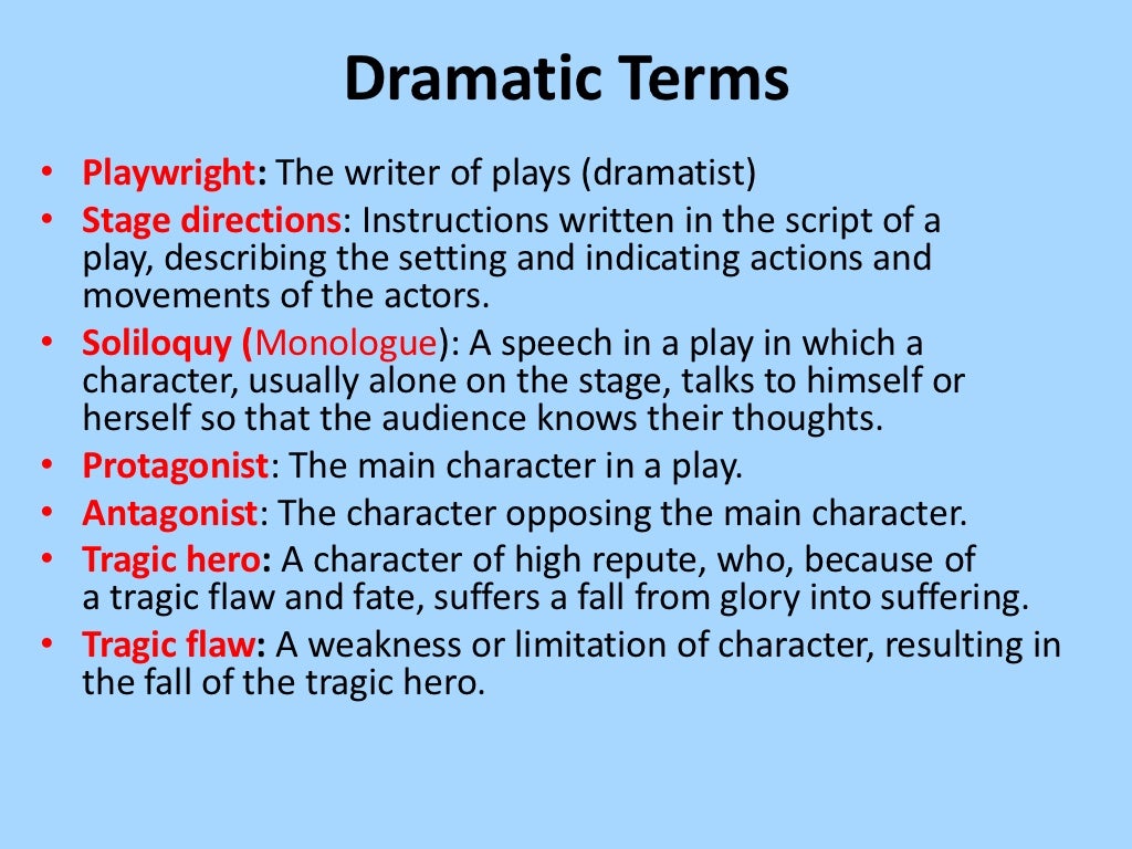 Introduction to drama