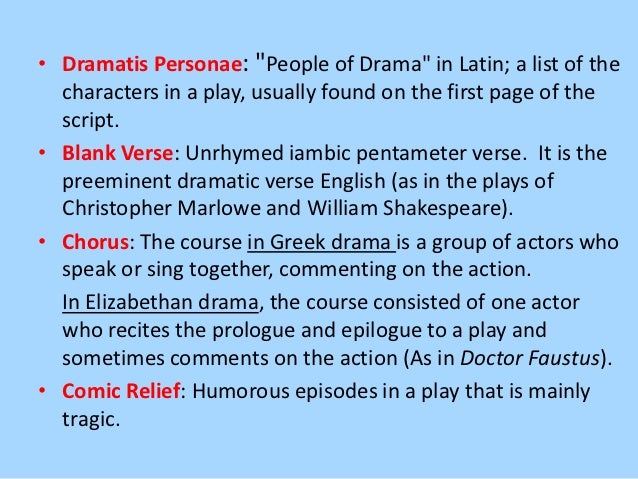 Introduction to drama