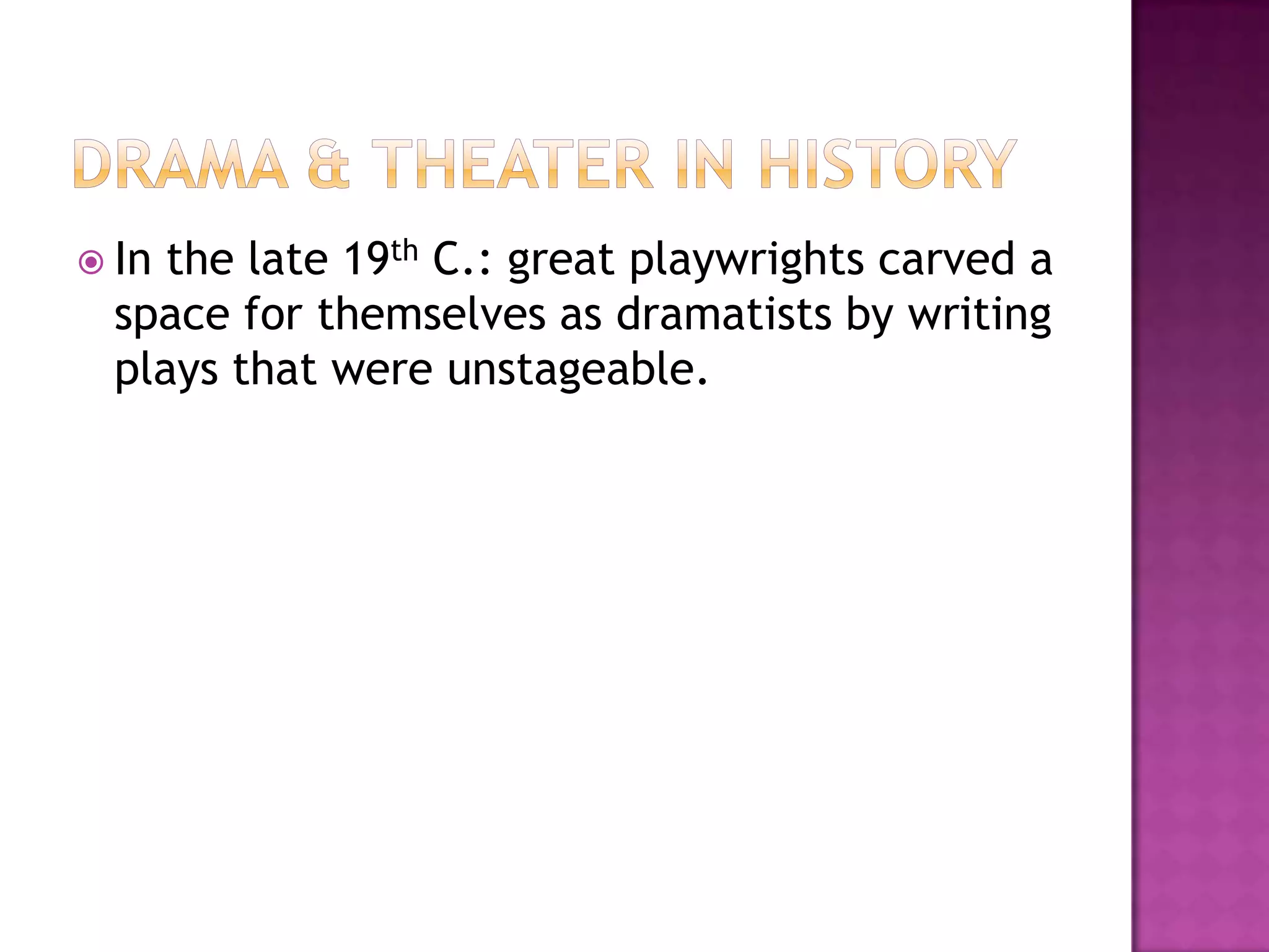 Introduction to drama, theater, and culture | PPTX | Theater Venues ...