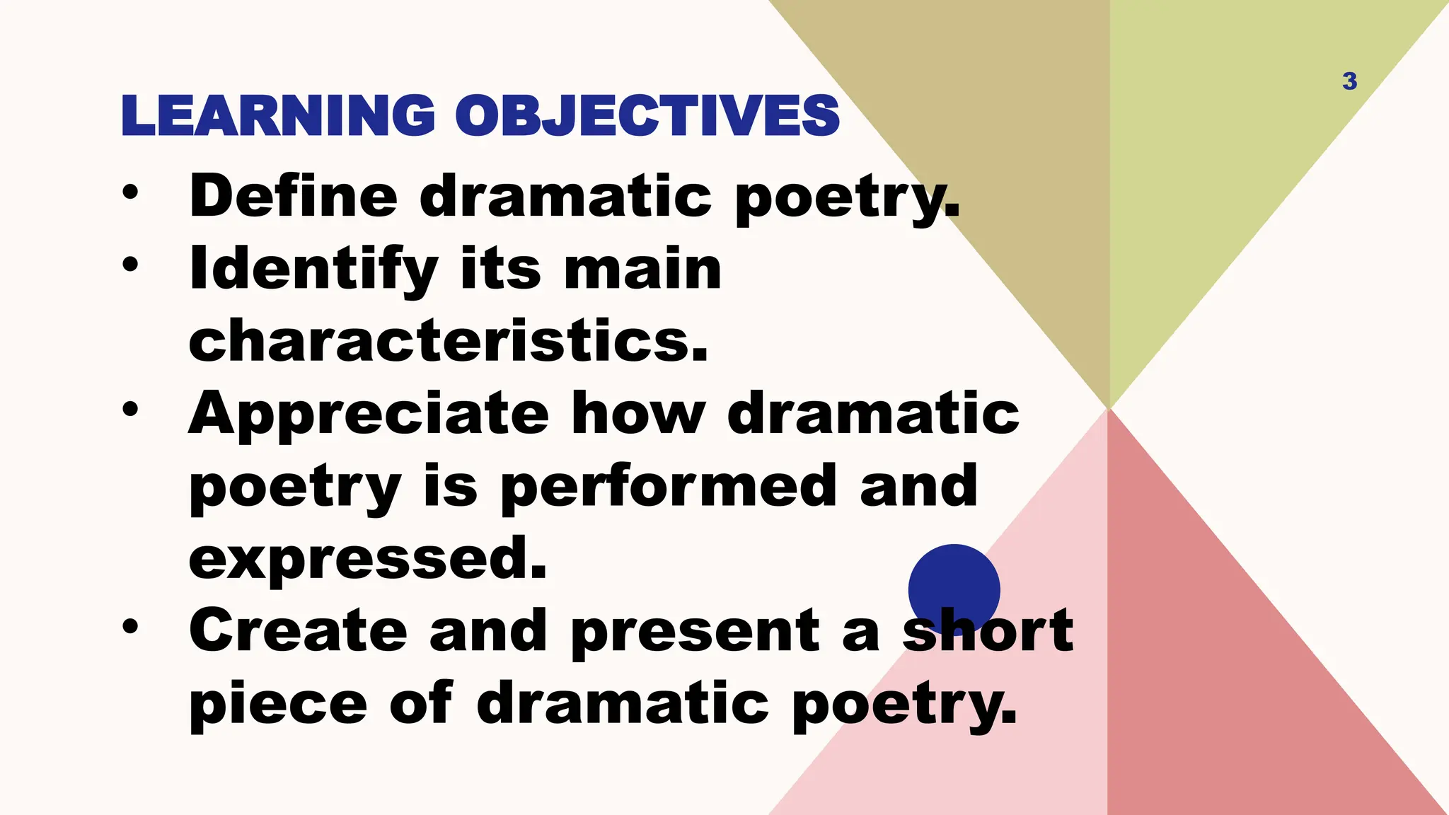 INTRODUCTION TO DRAMATIC POETRY FOR GRADE 8 | PPTX
