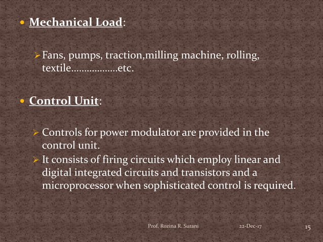 Introduction to Electric Drives | PPTX