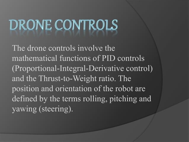 1. Introduction to drones | PPTX | Radio Control | Hobbies & Interests