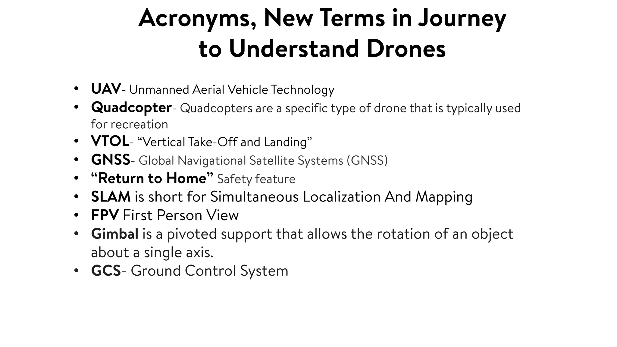 Introduction to Drone Tech | PDF