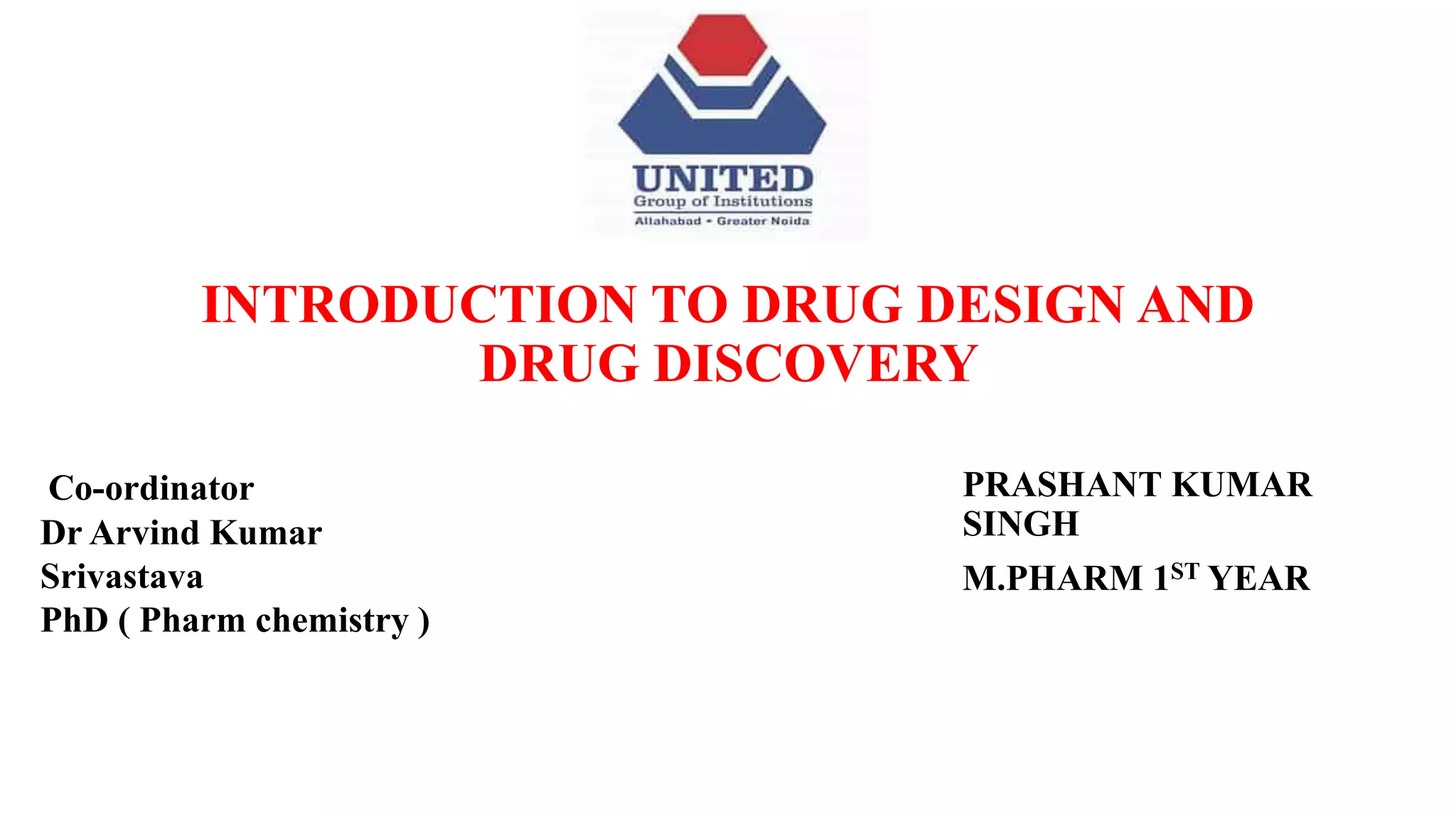 INTRODUCTION TO DRUG DESIGN AND DRUG DISCOVERY.pptx