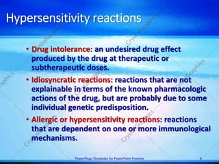 Introduction to drug hypersensitivity reactions | PPSX