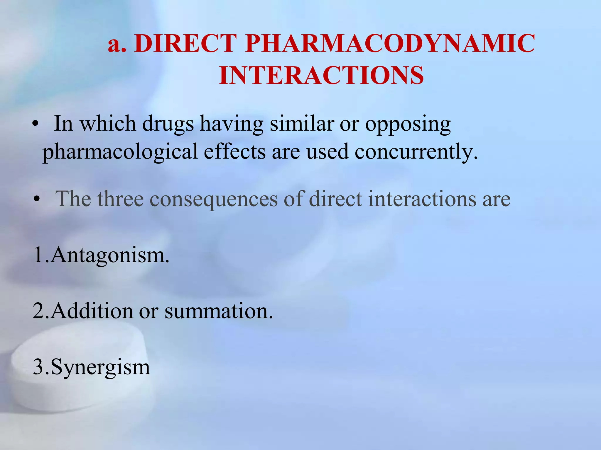 Introduction to drug interactions | PDF
