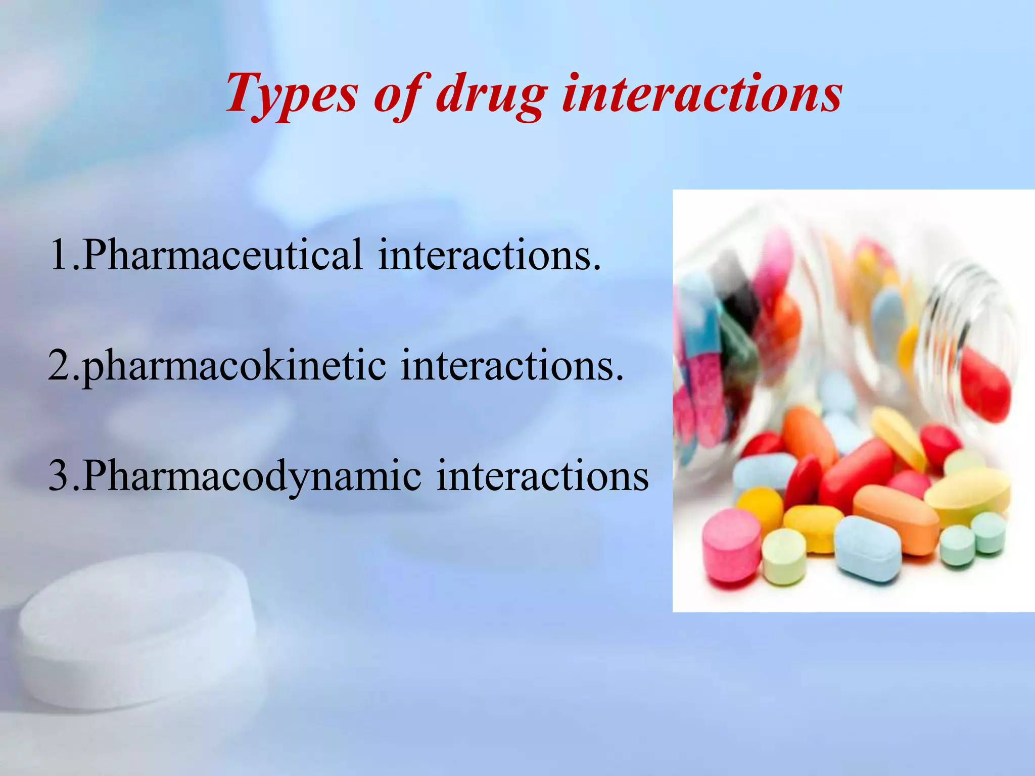Introduction to drug interactions | PDF