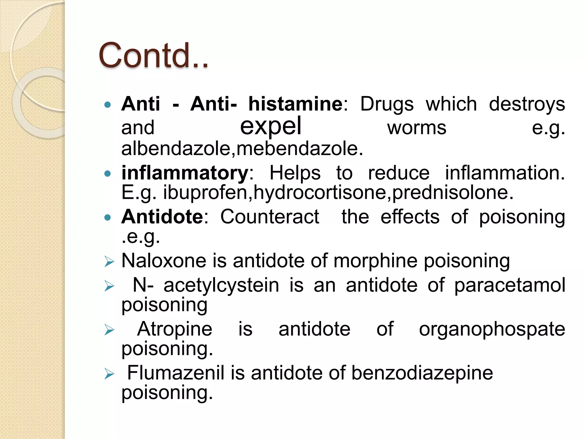 Mode of Action of Drugs and Prevention of Medication Error | PPTX