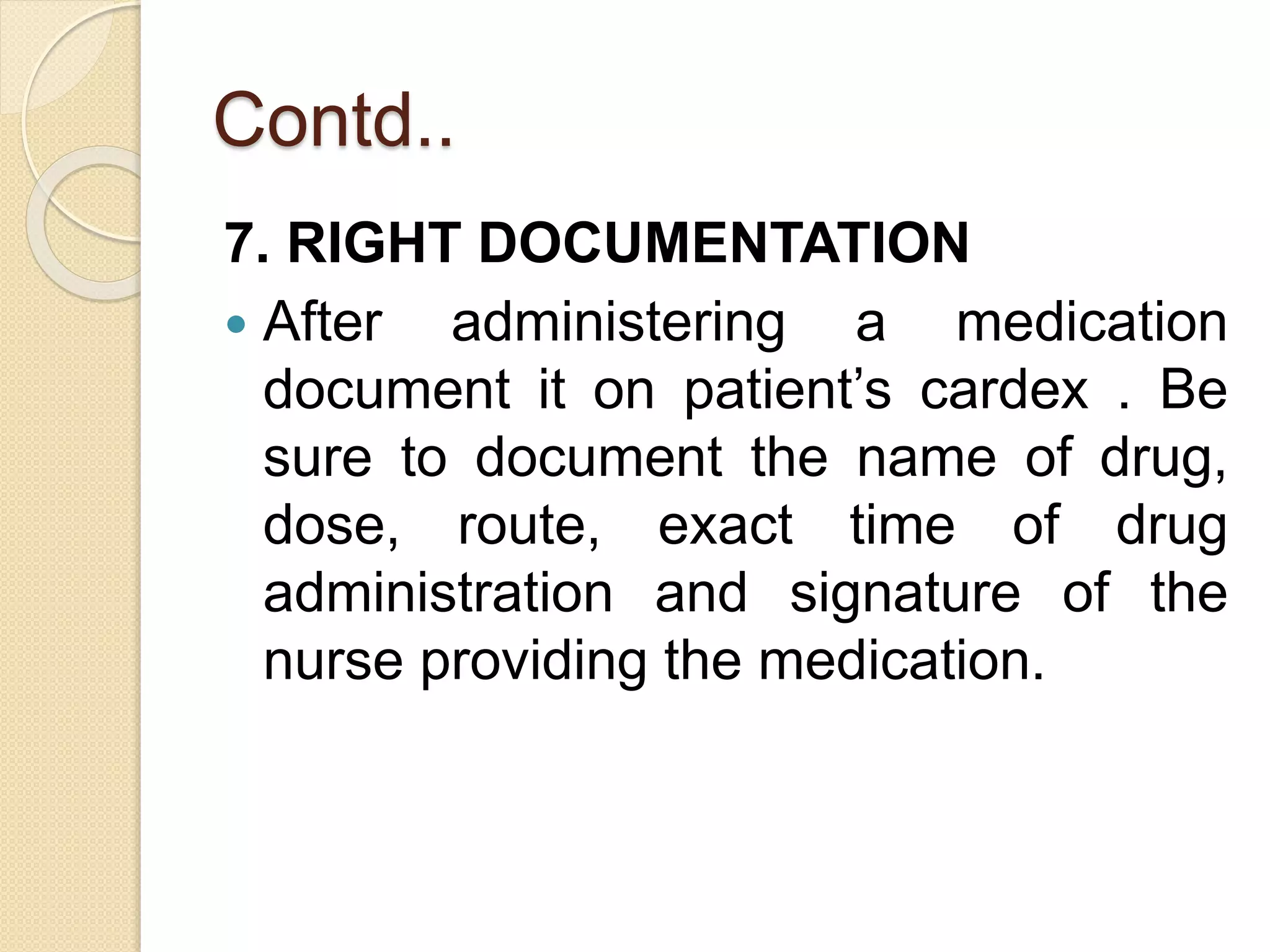 Mode of Action of Drugs and Prevention of Medication Error | PPTX