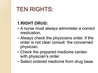 Mode of Action of Drugs and Prevention of Medication Error | PPT