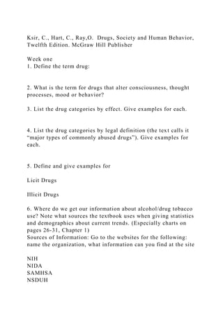 Introduction to Drugs and SocietyChapter 1Key Co.docx