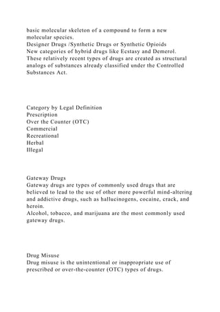 Introduction to Drugs and SocietyChapter 1Key Co.docx | Illegal Drugs ...