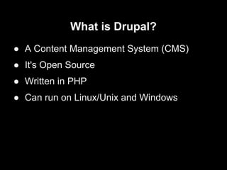Introduction to drupal | PDF