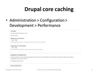 Introduction to Drupal 7 - Performance optimization | PPT