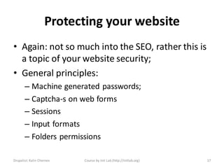 Introduction to Drupal 7 - SEO | PPT
