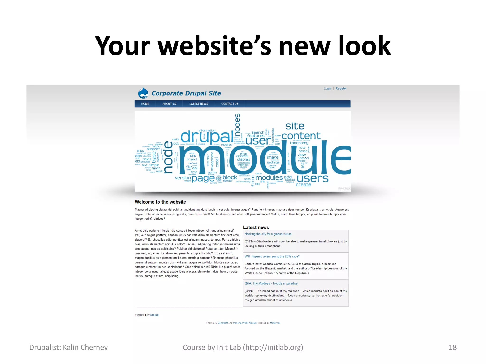Introduction to Drupal 7 Themes and design | PDF