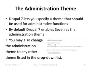 Introduction to Drupal 7 Themes and design | PDF