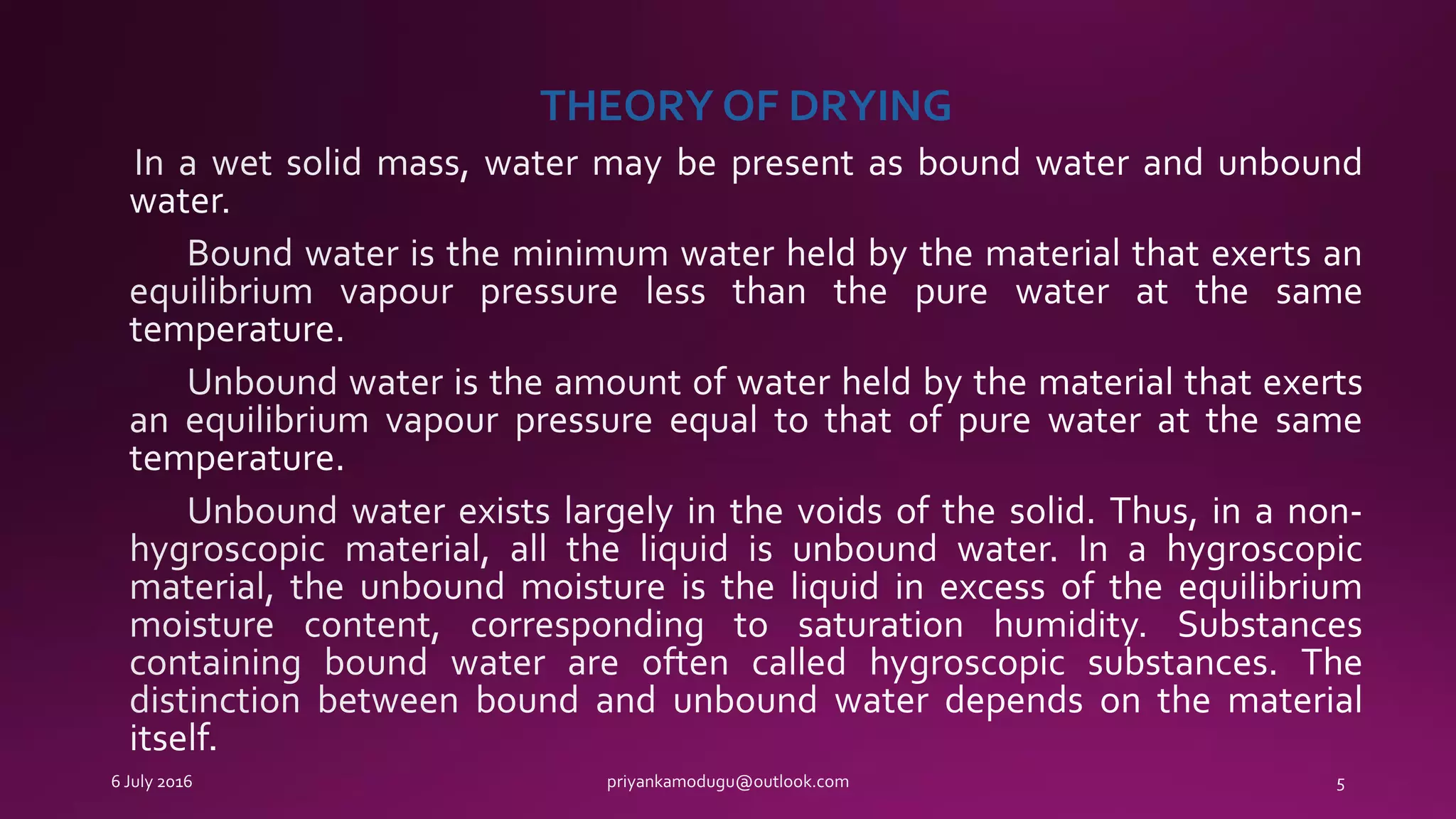 Introduction to drying, large scale industrial equipment & advanced ...