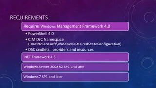 Introduction to Desired State Configuration (DSC) | PPT
