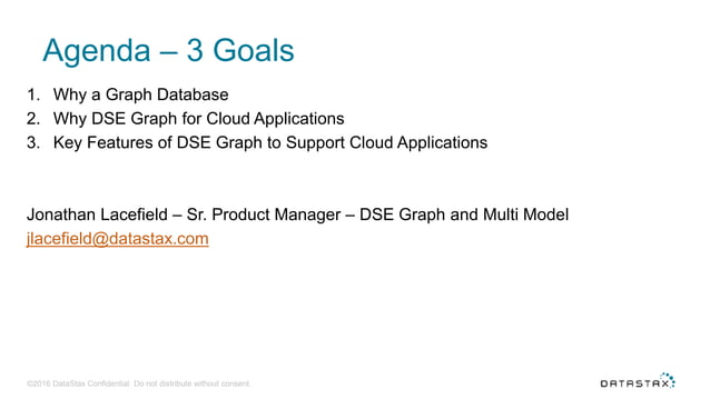 Introduction to DataStax Enterprise Graph Database | PPTX