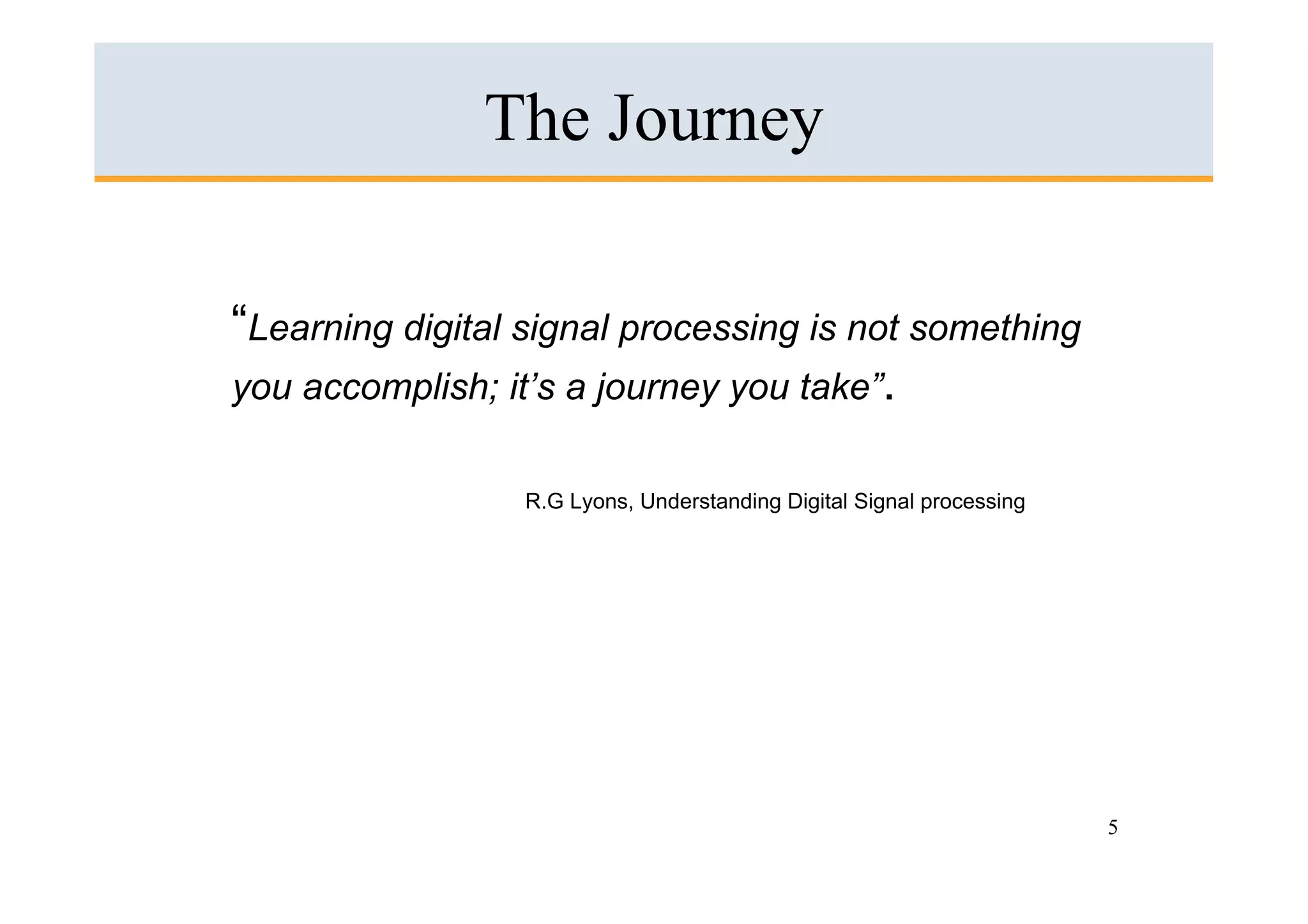 Introduction to Digital Signal Processing | PDF