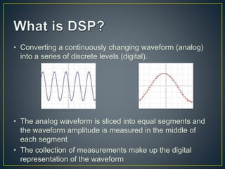 Introduction to dsp | PPTX
