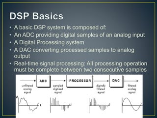 Introduction to dsp | PPTX