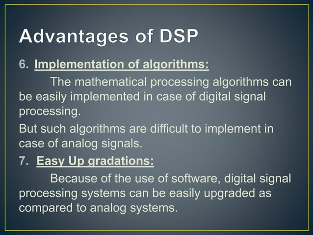 Introduction to dsp | PPTX