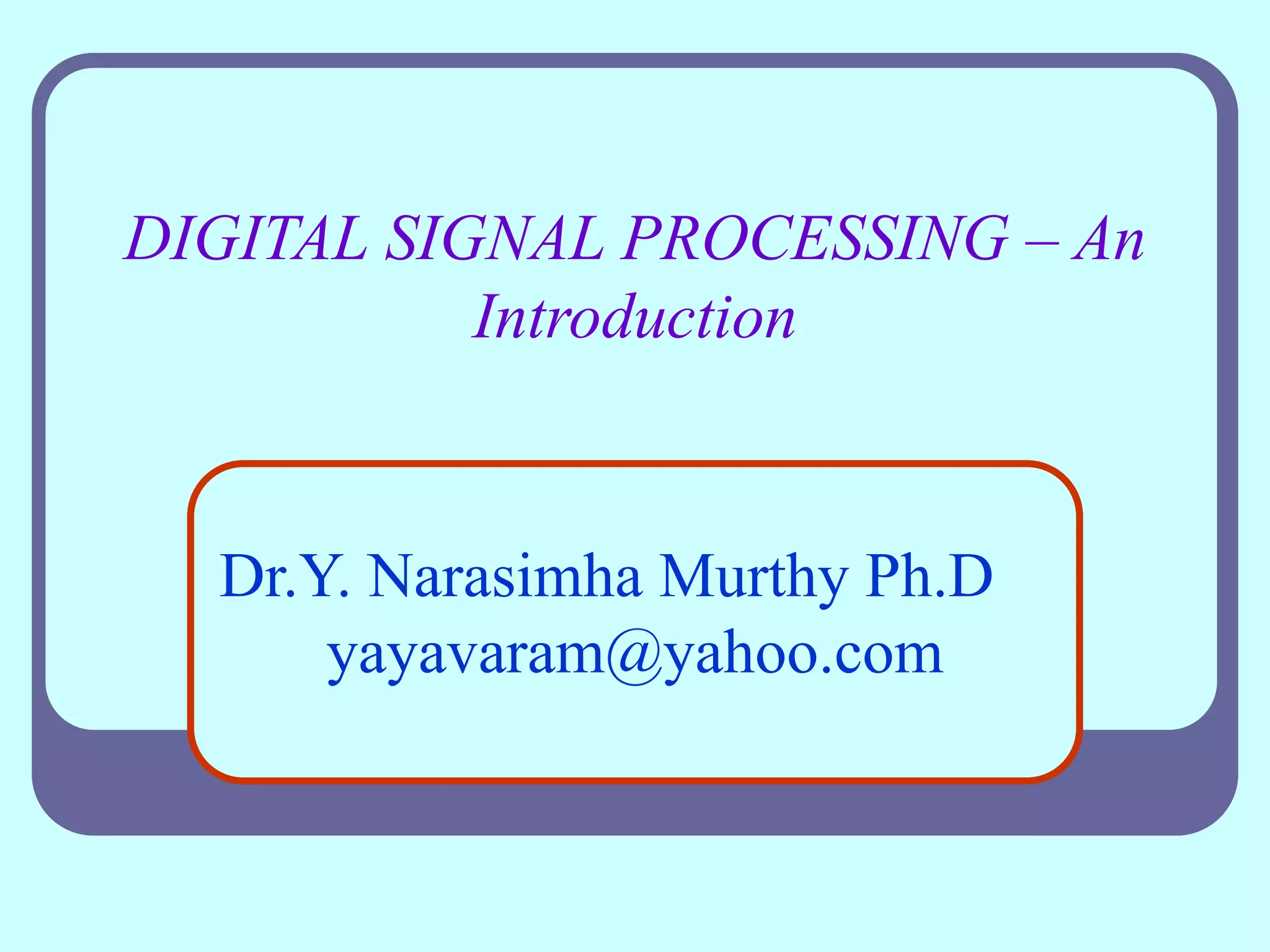 Introduction to DSP.ppt