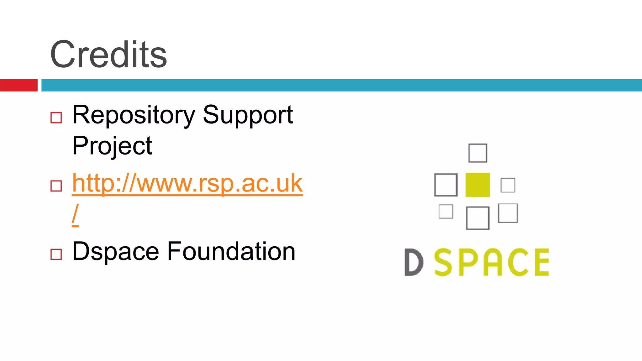Introduction to DSpace | PPTX