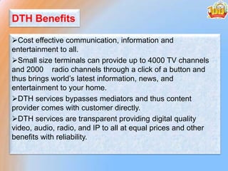 DTH Power Point Presentation | PPTX