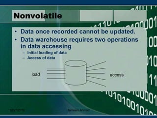 Introduction to Data Warehousing | PPTX