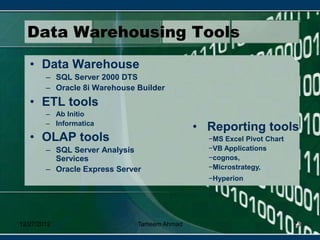 Introduction to Data Warehousing | PPTX