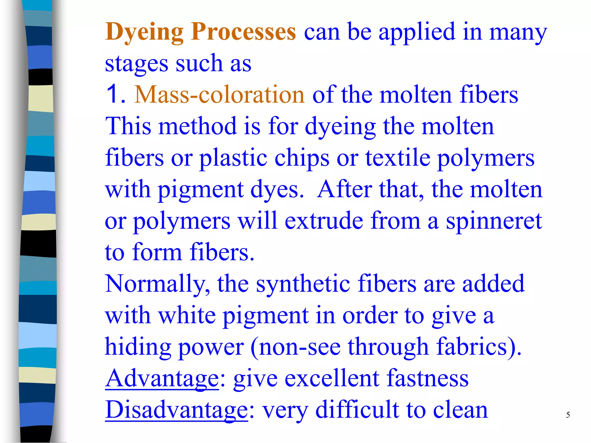 Introduction to dyeing | PDF