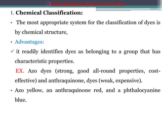 Introduction to dyes | PPTX