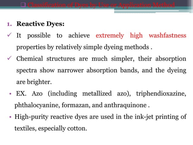 Introduction to dyes | PPTX