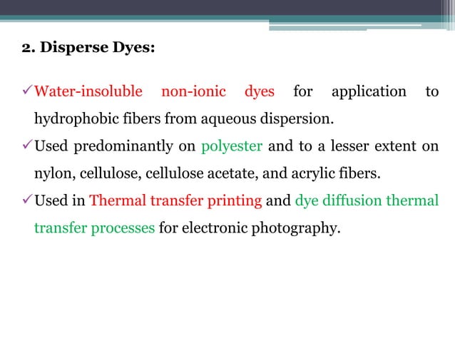 Introduction to dyes | PPTX