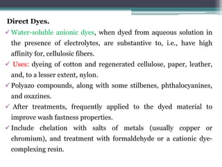 Introduction to dyes | PPTX