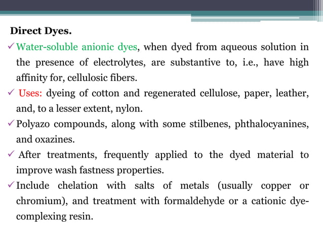 Introduction to dyes | PPTX