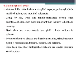 Introduction to dyes | PPTX
