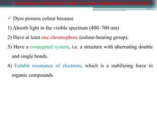 Introduction to dyes | PPTX