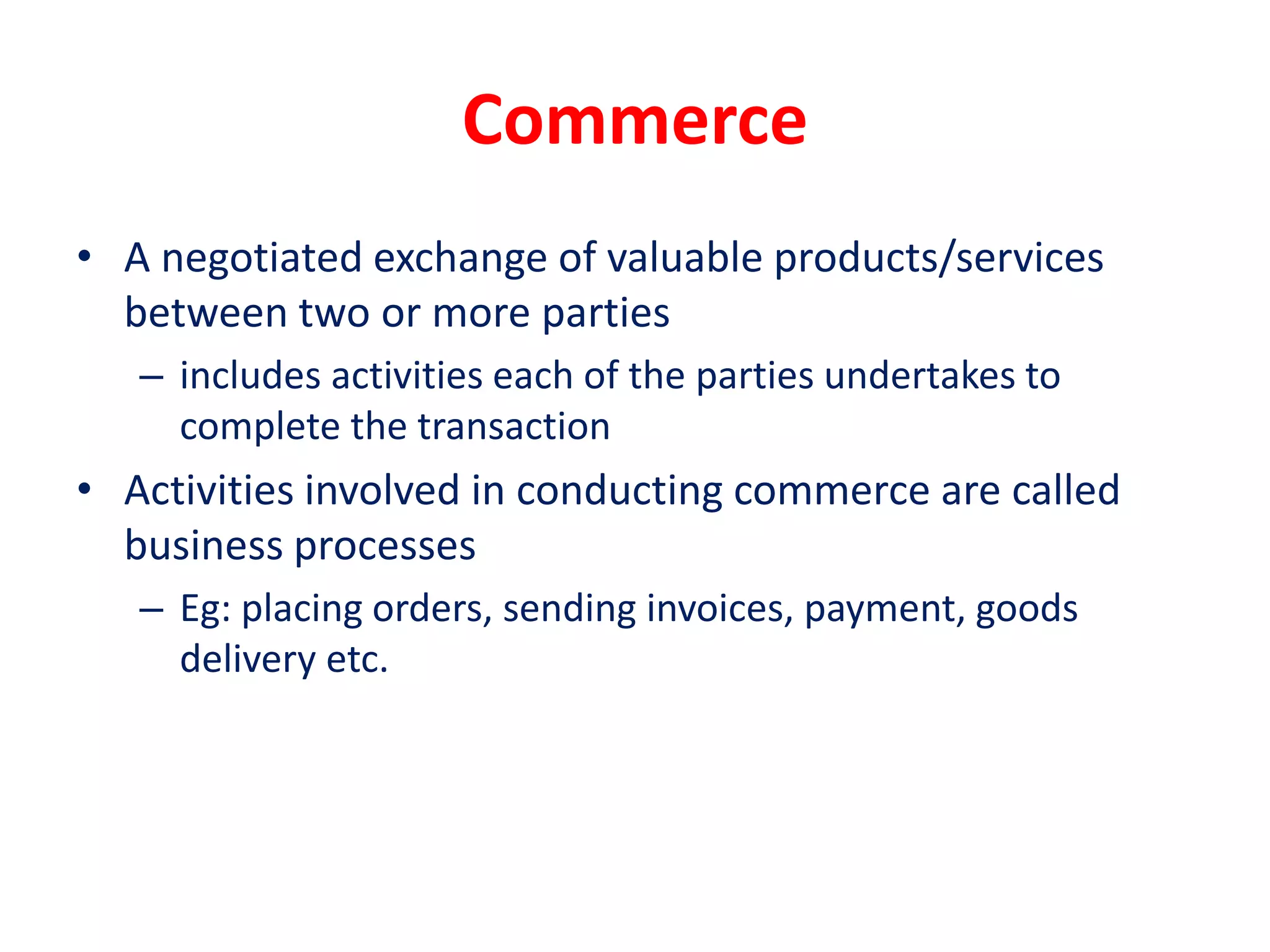 Introduction to Electronic Commerce | PDF