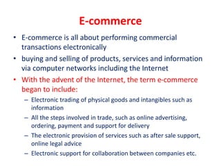 Introduction to Electronic Commerce | PDF
