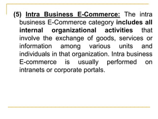 Introduction To Electronic Commerce (also called E-Commerce) | PPT